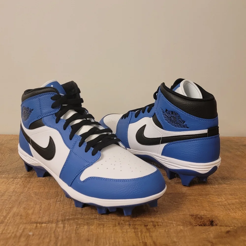 Jordan | Shoes | Nike Air Jordan Football Cleats Mid Td Royal Blue ...